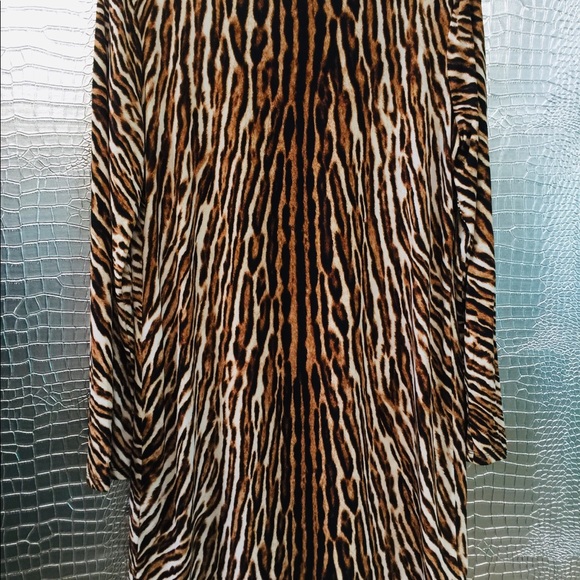 Michael Kors | Dresses | Michael Kors Animal Print Dress Nw Size Xl ...
